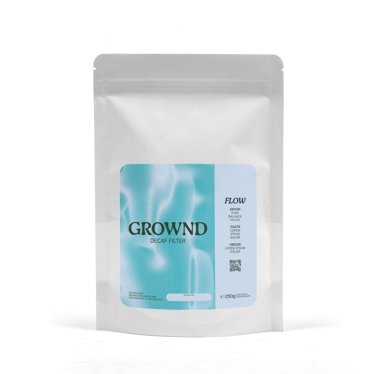 FLOW | GROWND. Specialty Decaf – 19grams